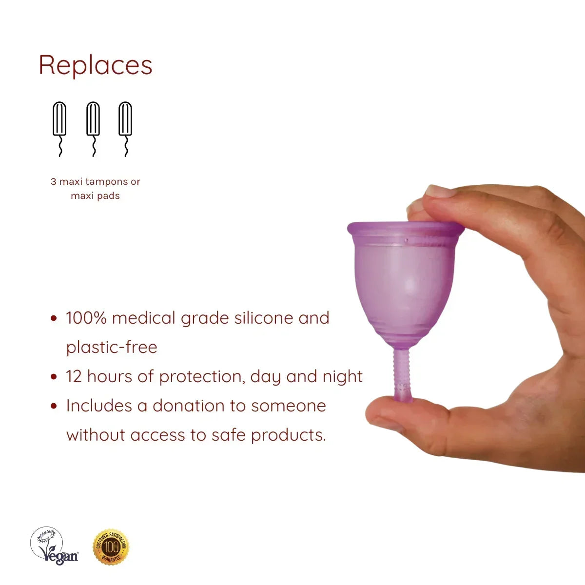 Ruby Cup | Reusable Menstrual Cup – Medical-Grade Silicone