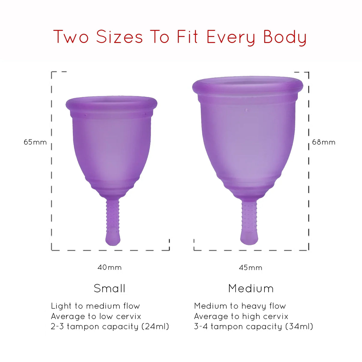 Ruby Cup Menstrual Cup (incl. donation)
